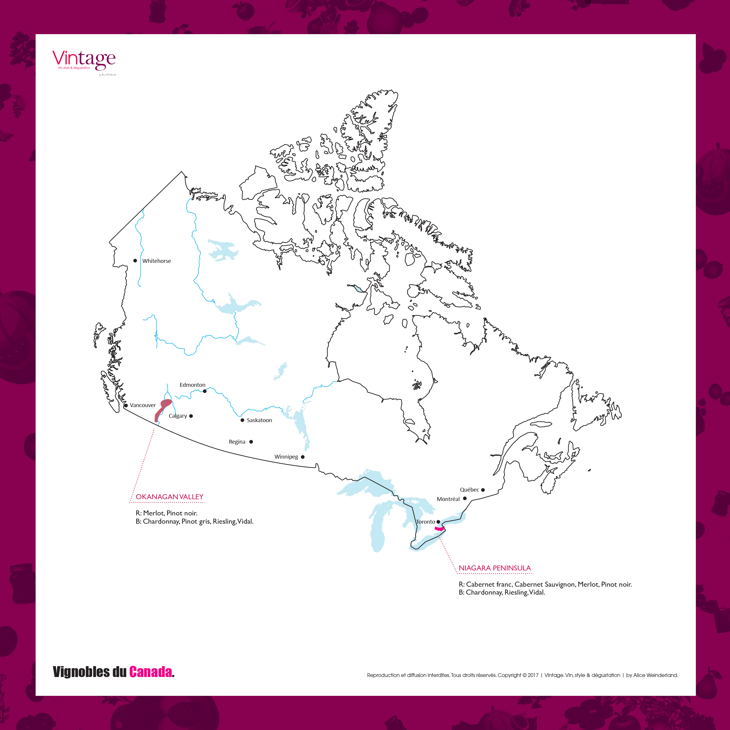 Carte des vins | Canada. - Vintage